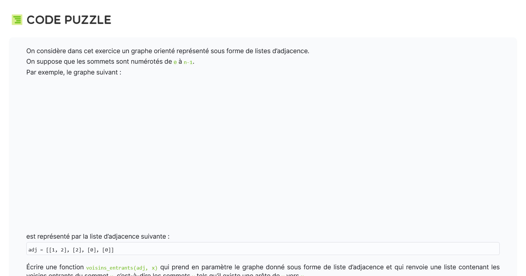 Code Puzzle | Défi - D7K5T