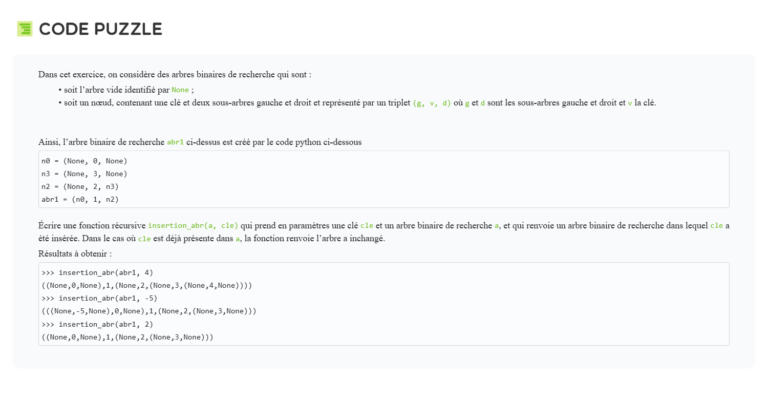 Code Puzzle | Défi - D9KSW