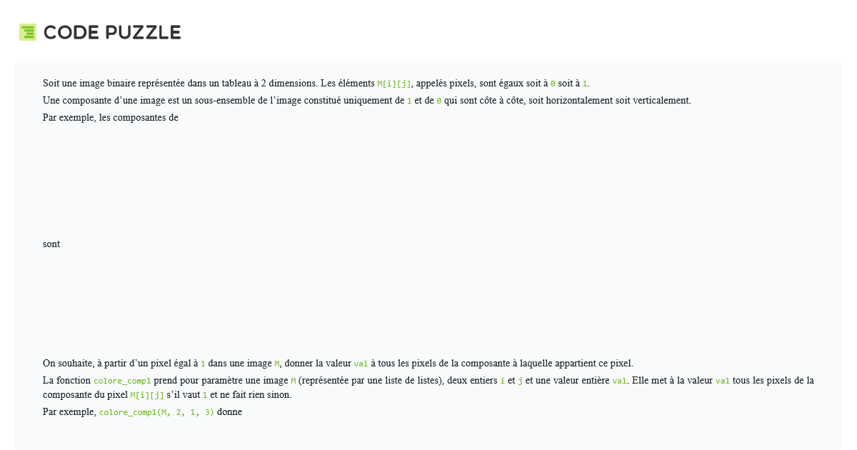 Code Puzzle | Défi - DDHQ3