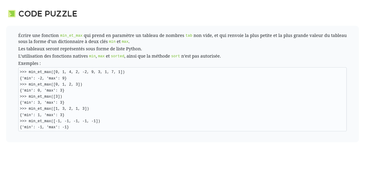 Code Puzzle | Défi - DJ3NG
