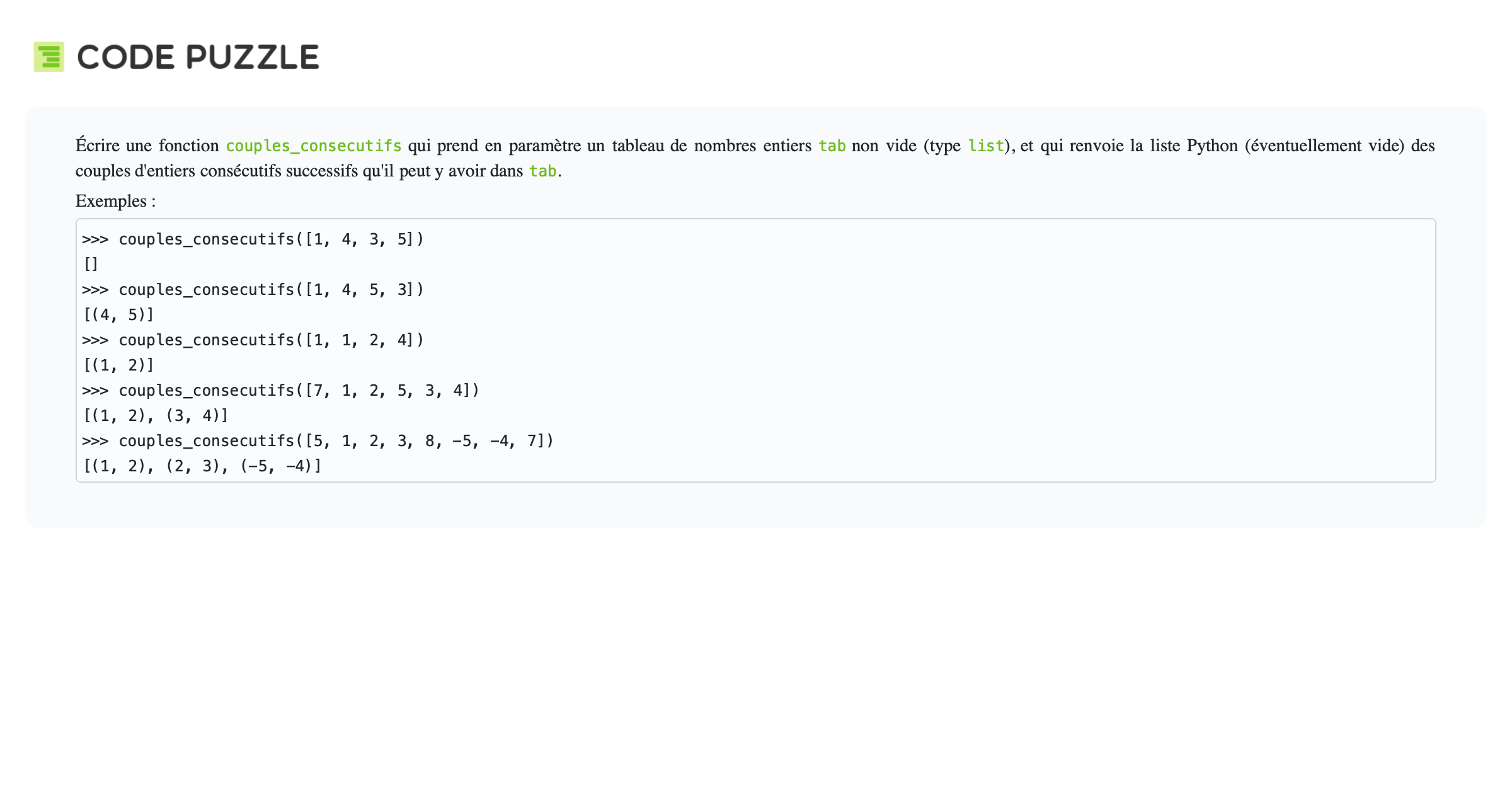 Code Puzzle | Défi - DJBN4