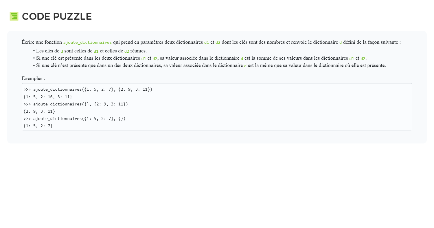 Code Puzzle | Défi - DX6YA