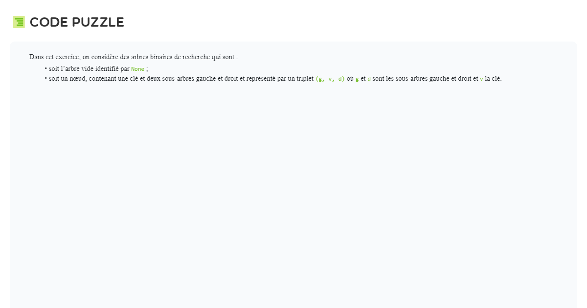 Code Puzzle | Défi - DXF8S